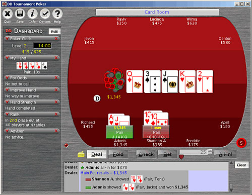 Review of DD Tournament Poker 2 - RPGnet RPG Game Index